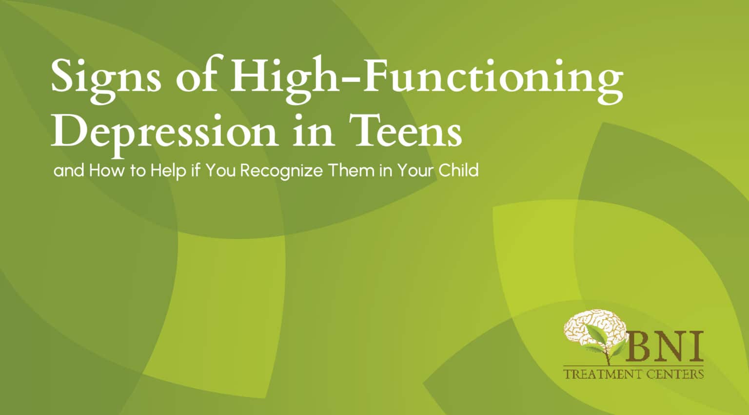 Depression Test for Teens | BNI Treatment Centers